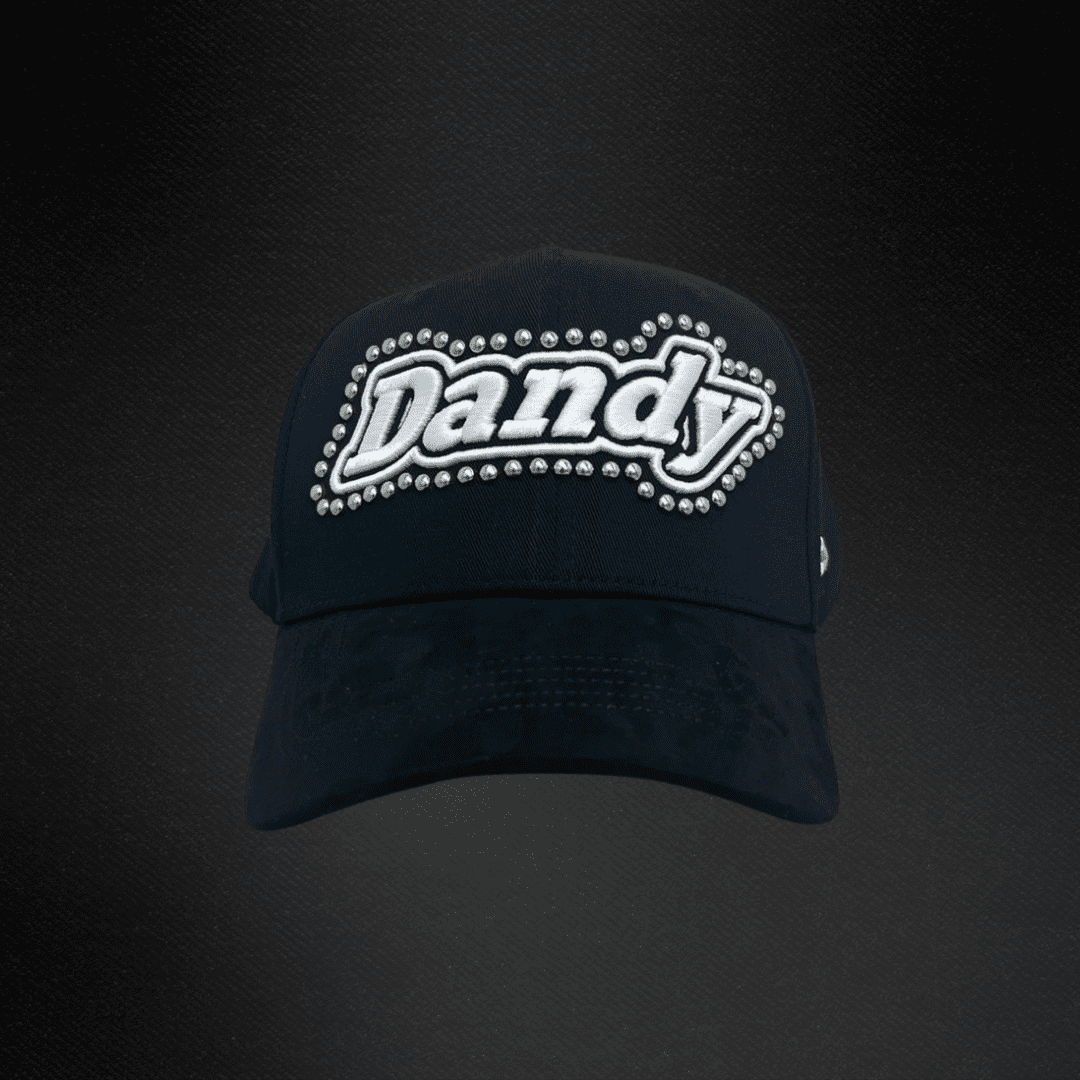 Gorra Dandy Hats Star & Studs Negra - somosgorreros.store